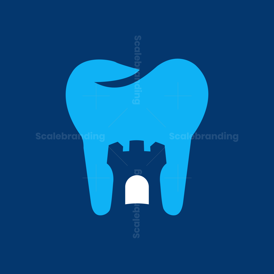 Dental Castle Combination Simple Logo | Scalebranding