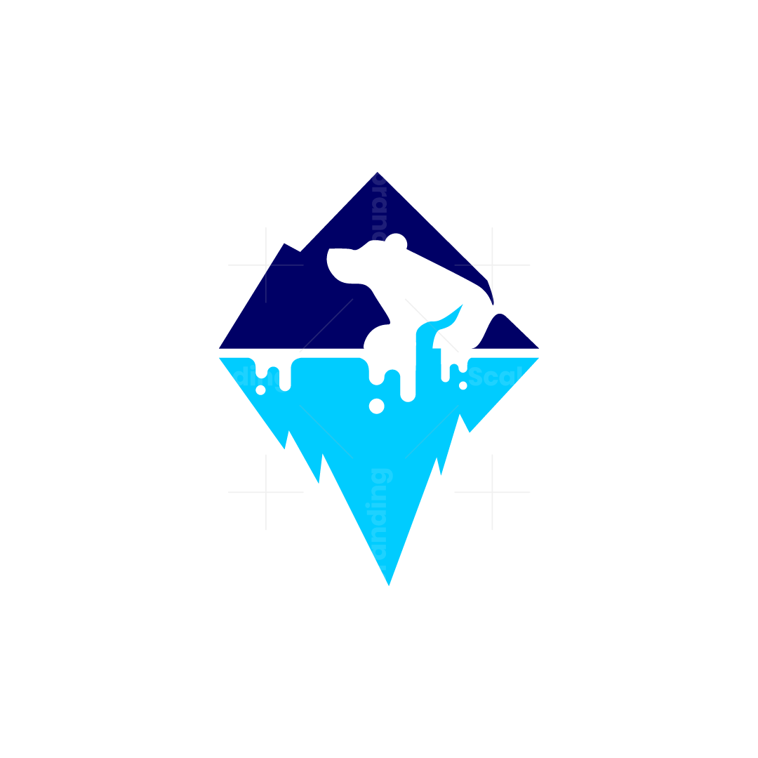 The Melting Ice Bear logo | Scalebranding