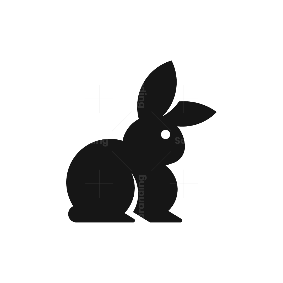 Iconic Modern Bunny Rabbit Logo | Scalebranding