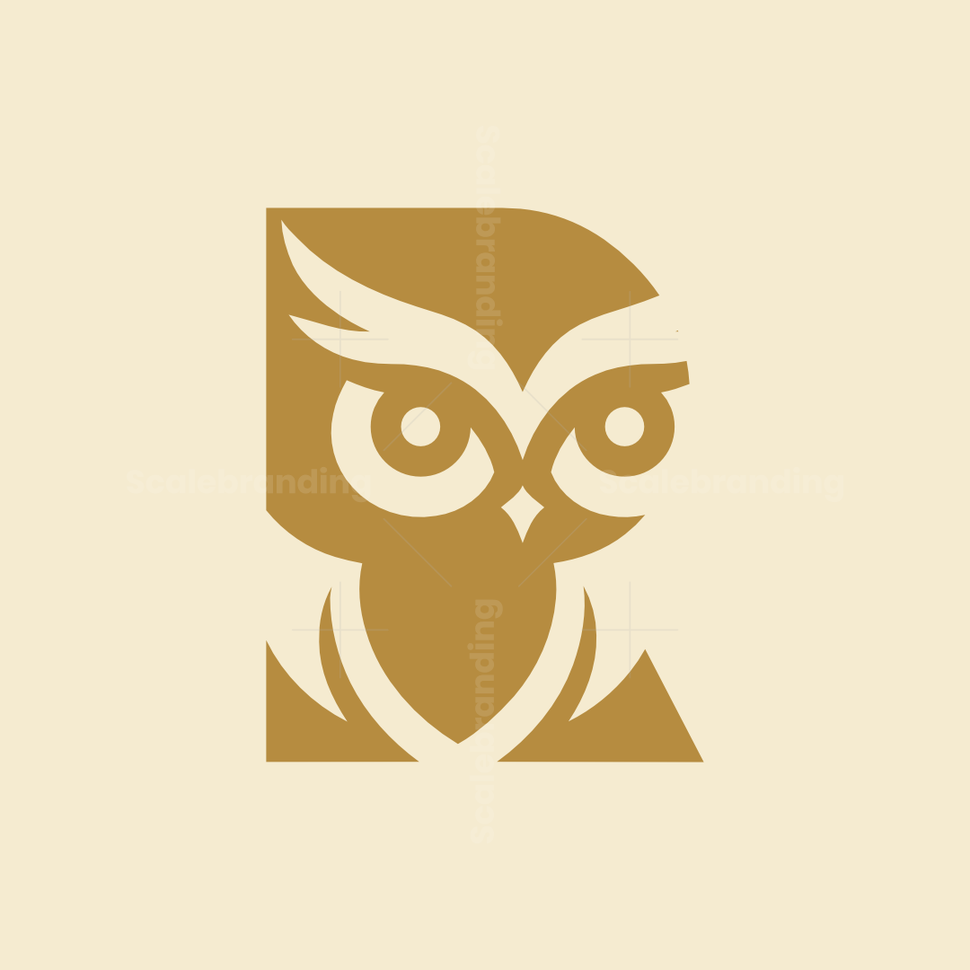 Letter R Owl logo modern | Scalebranding