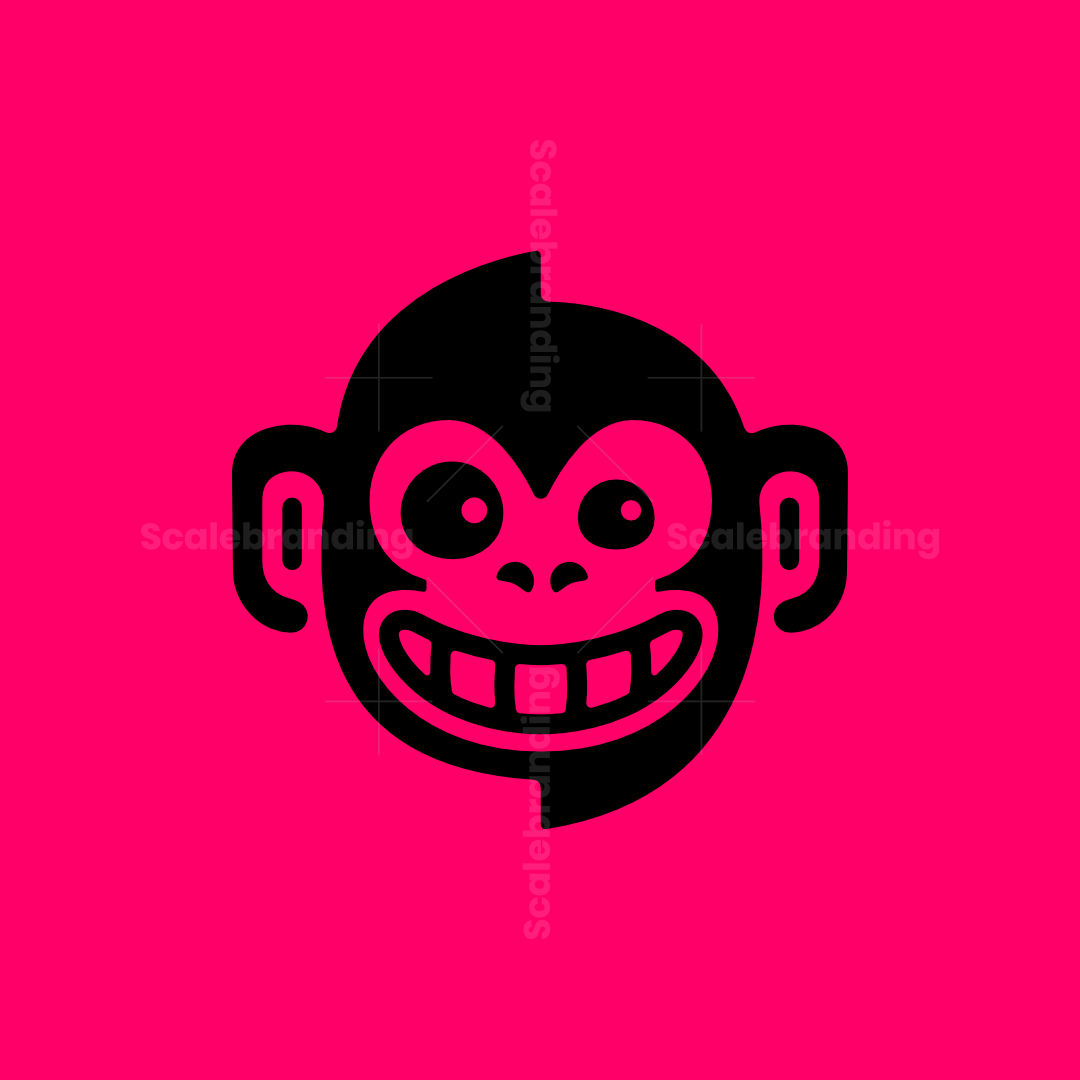 Iconic smiling monkey logo | Scalebranding