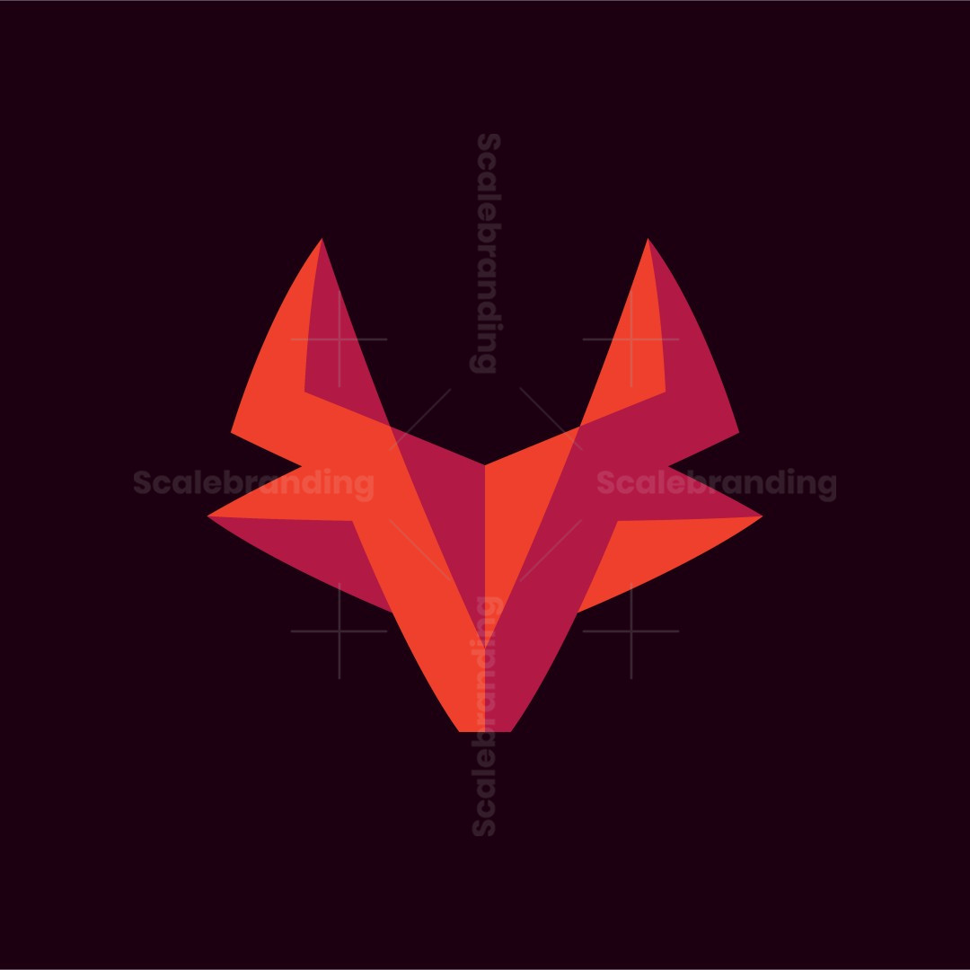 geometric bull head logo | Scalebranding