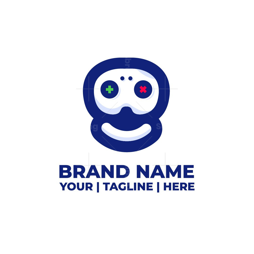 Smile Game Pad Logo | Scalebranding