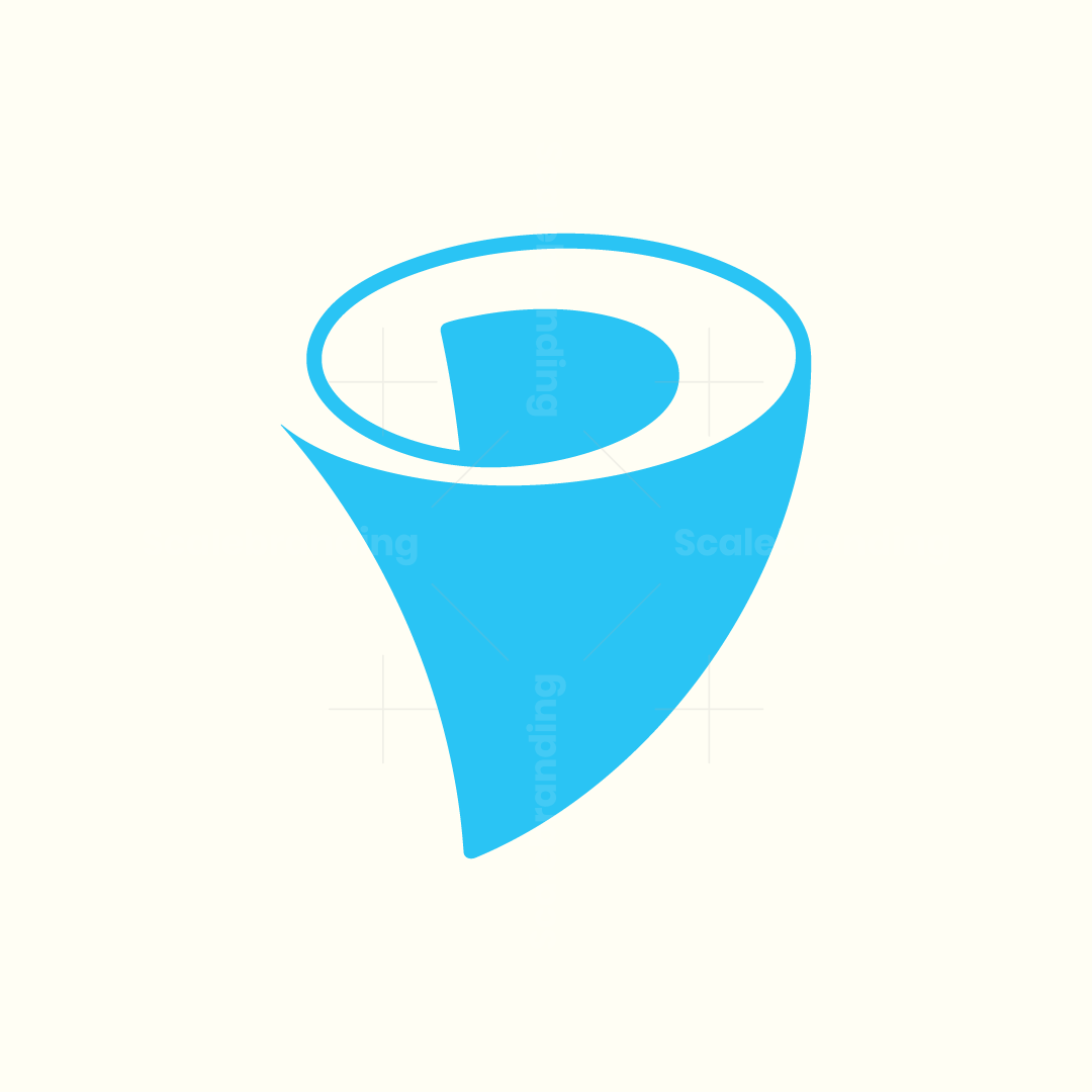 Paper Roll Hurricane Storm logo | Scalebranding