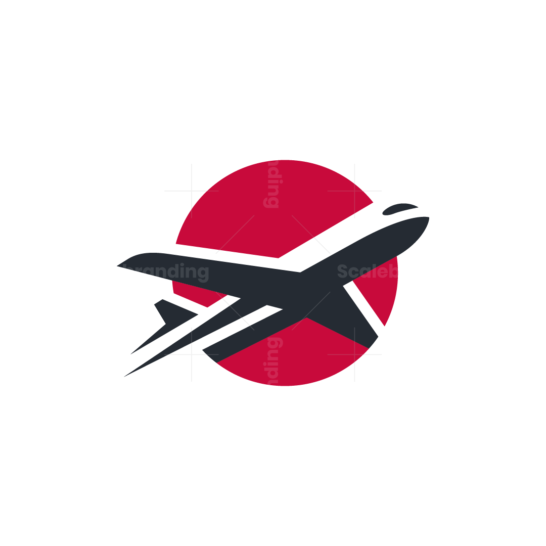 Japanese Airplane Domestic Flight Logo | Scalebranding