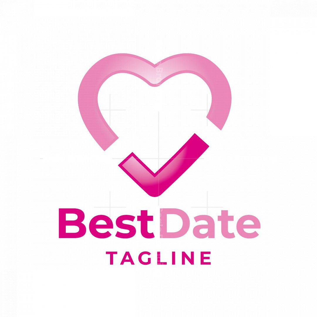 Best Date Love Heart Logo | Scalebranding