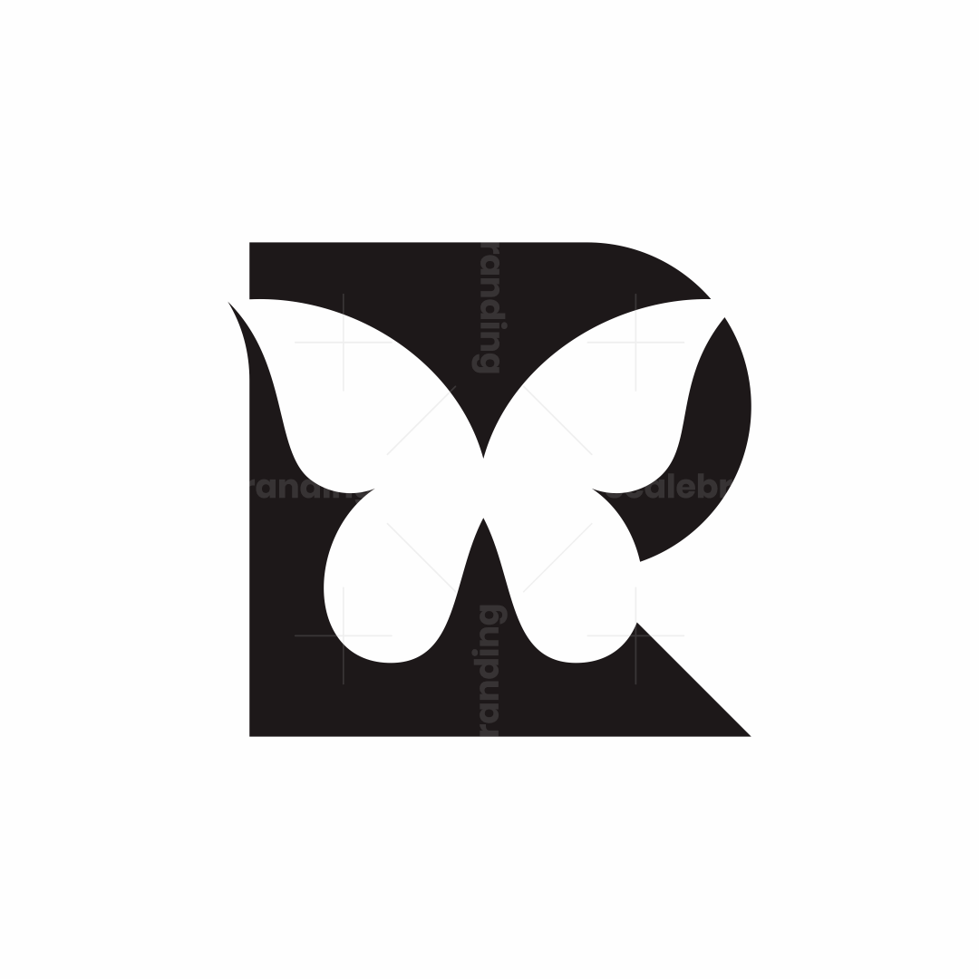 Letter R Butterfly Elegant Logo | Scalebranding