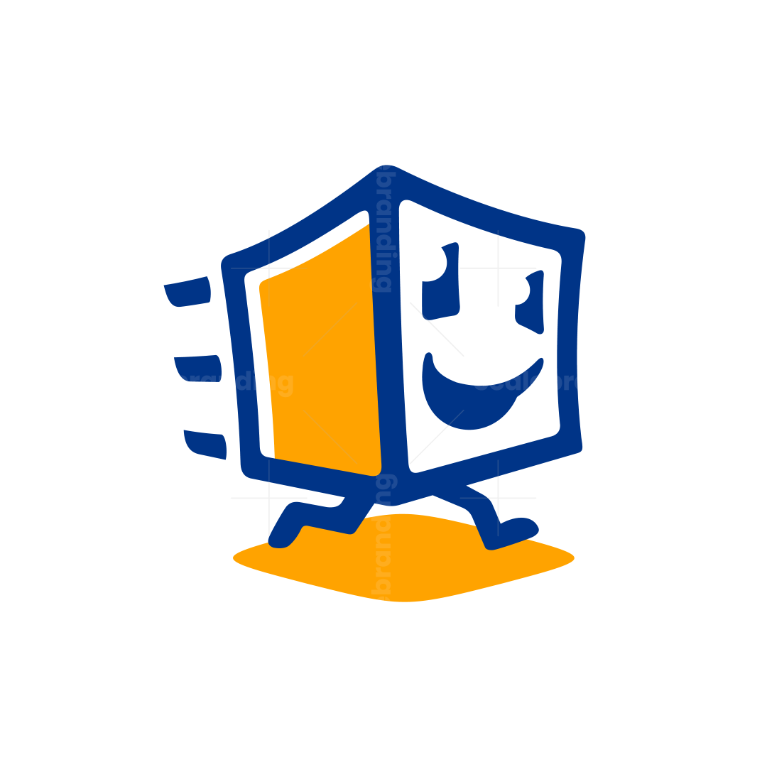 Red Box Delivery Mascot Logo | Scalebranding