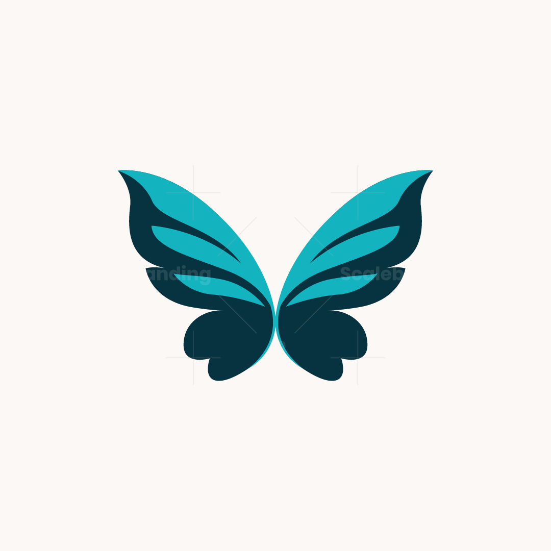 Butterfly Logos Logo Case Oval