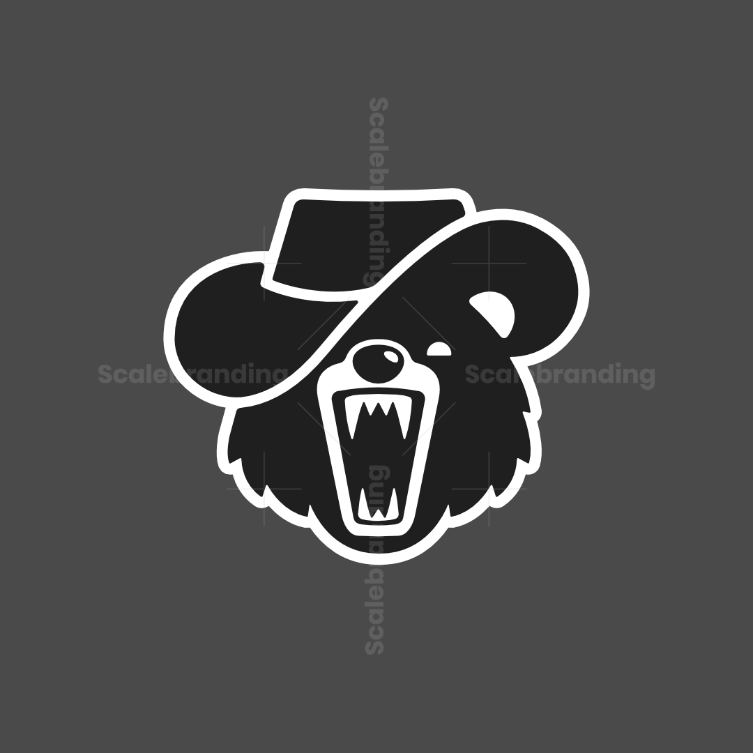 Angry bear cowboy logo | Scalebranding