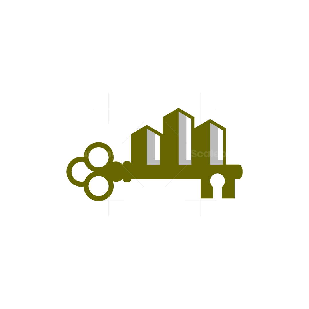 Real Estate Logo Key Logo Real Estate Key Logo | Scalebranding