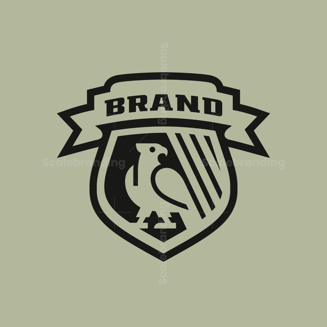 Eagle Shield Heraldic Emblem Logo | Scalebranding