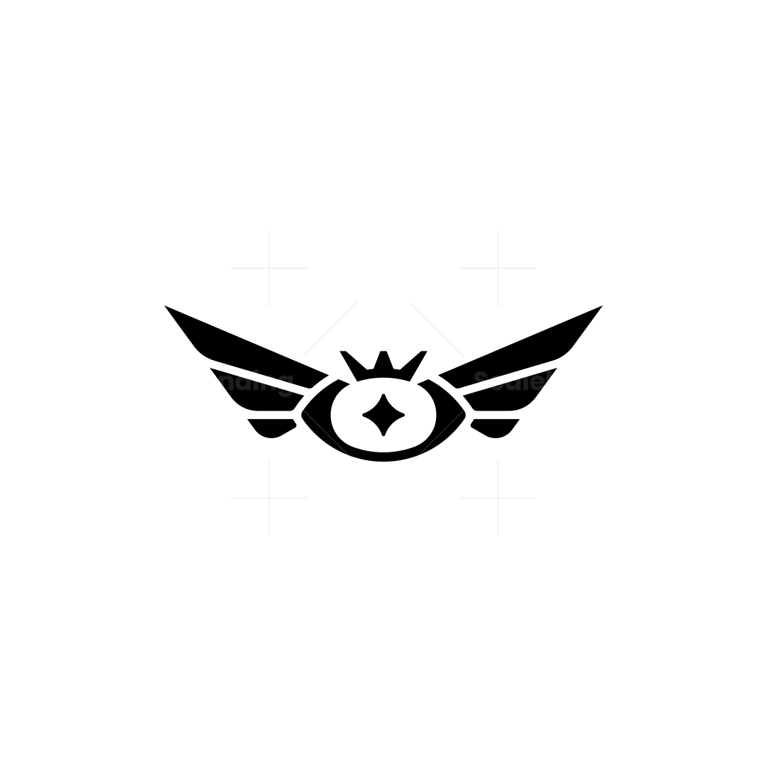 Iconic Luxury Flying Eye Logo | Scalebranding