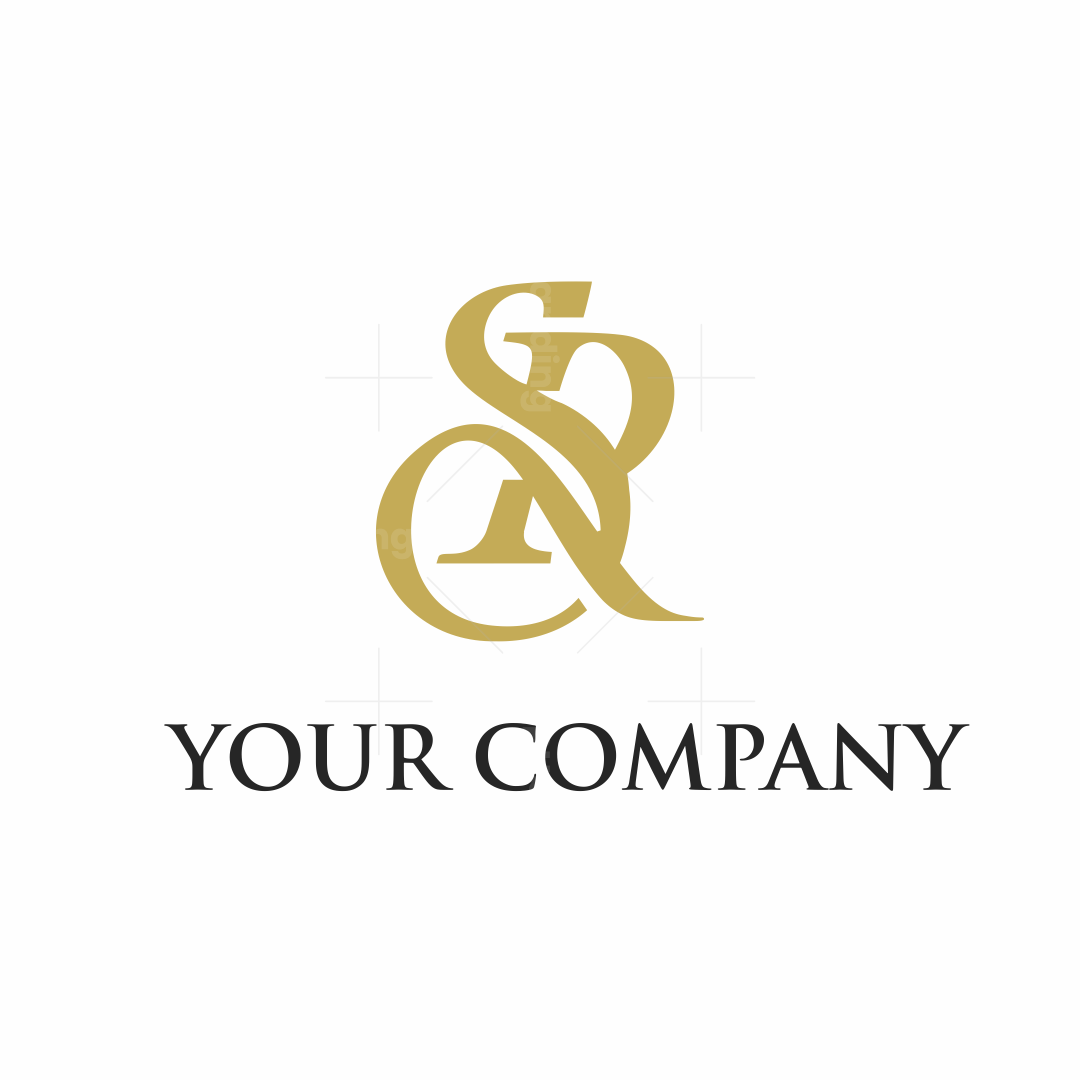 Letter S R or R S Monogram Elegant Logo | Scalebranding