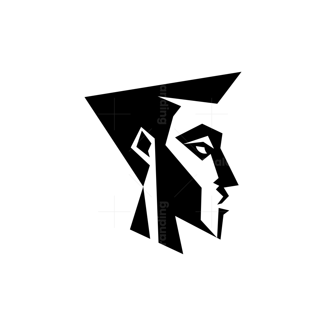 Minimalist Geometric Man Logo Design | Scalebranding