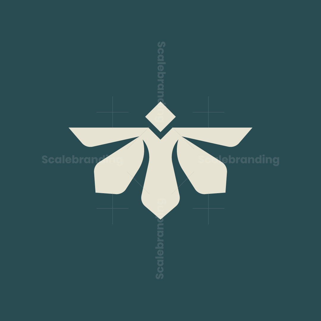 Letter T Angel Monogram Logo | Scalebranding