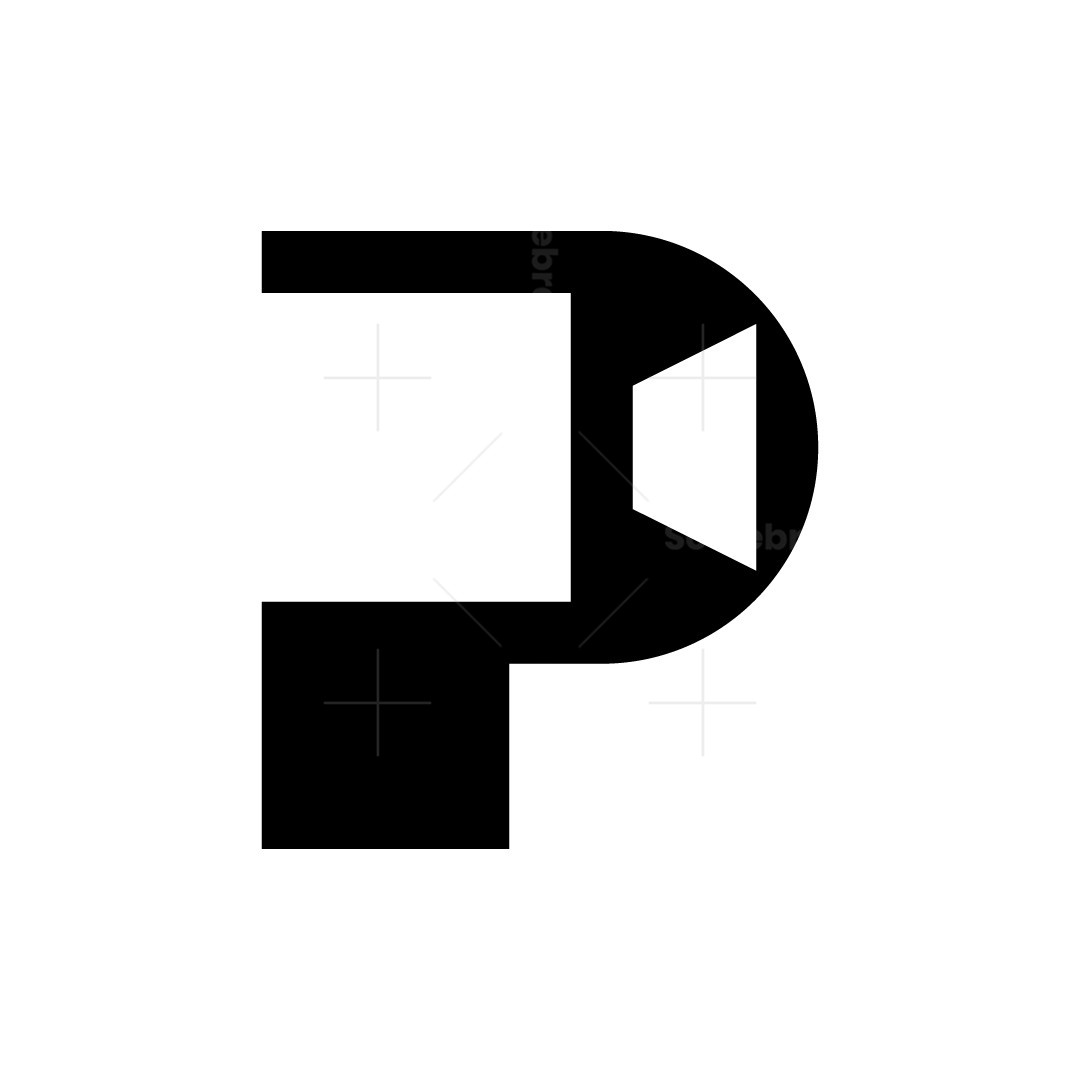 Letter P Camera Logo | Scalebranding