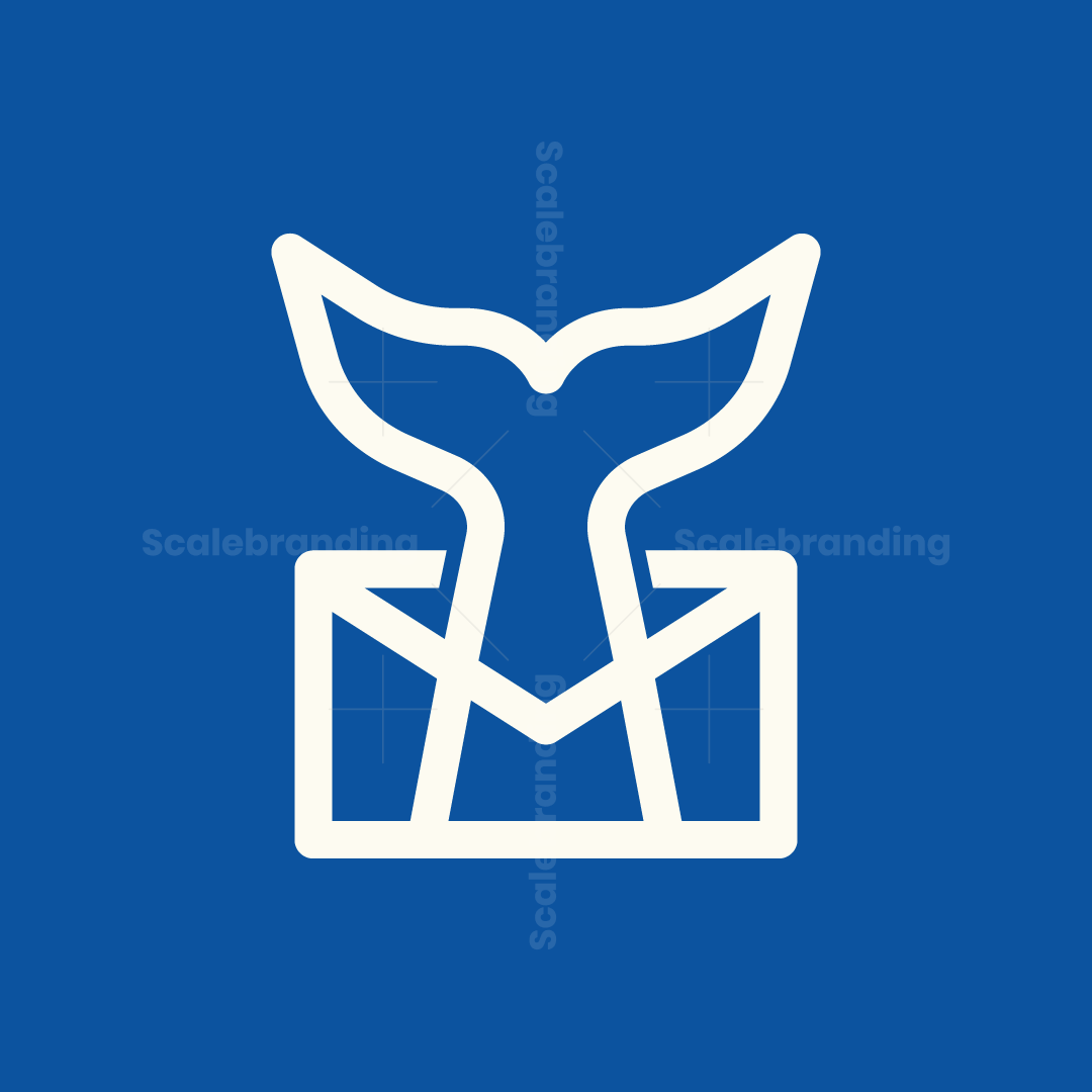Whale tail and mail logo | Scalebranding