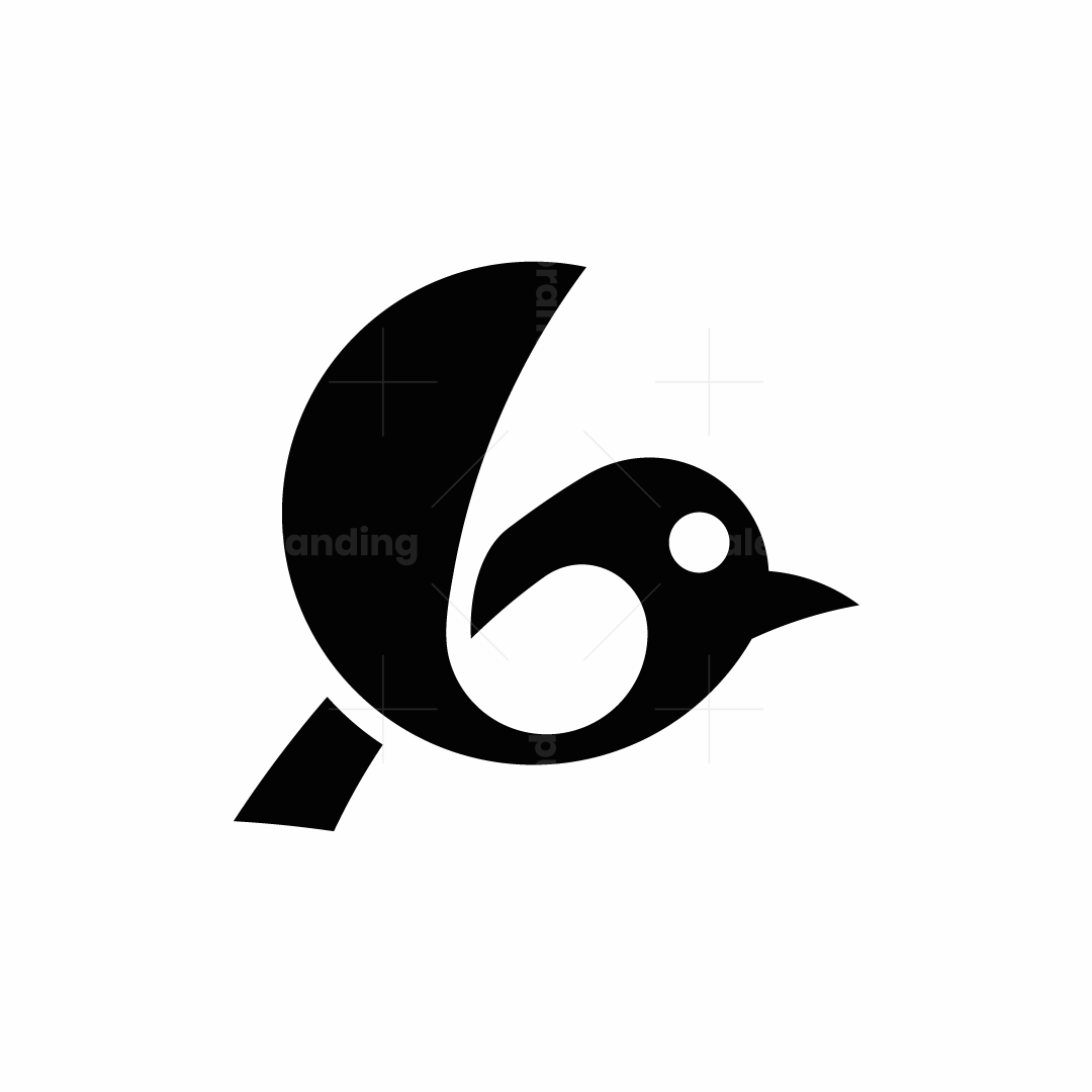 Bird Mark Logo Number Six Or Letter G | Scalebranding