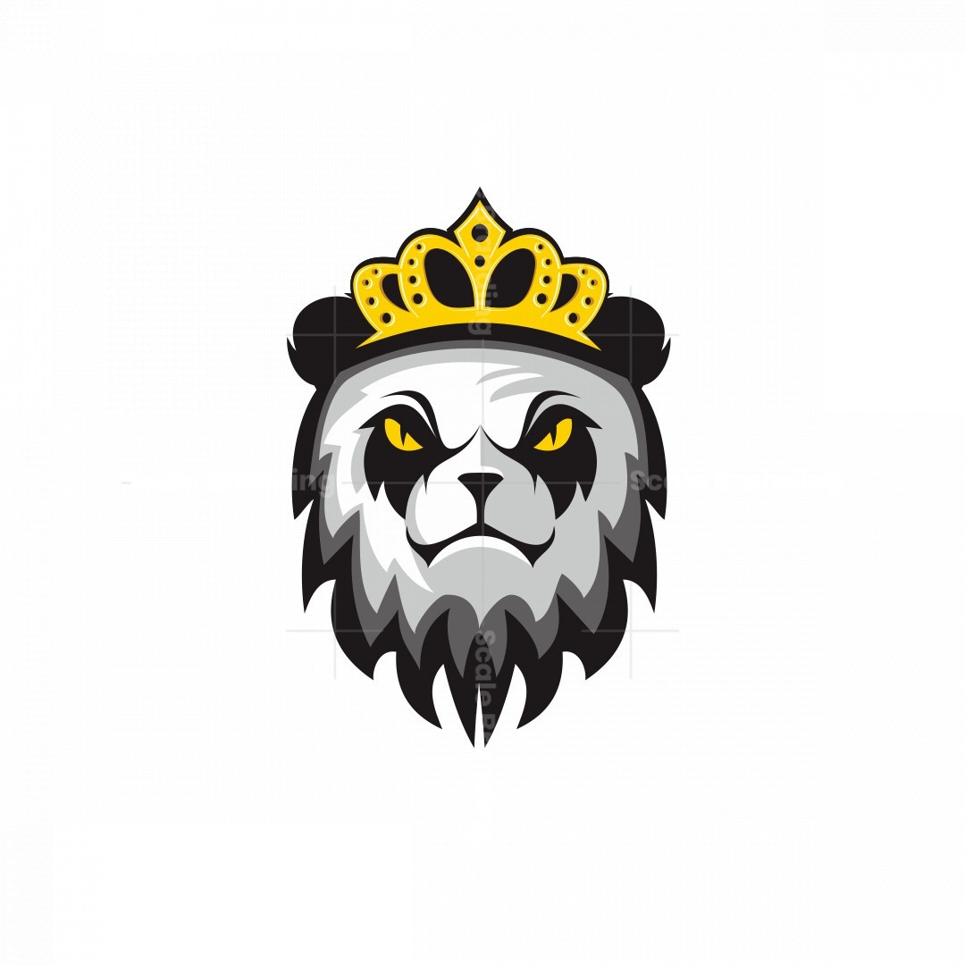 King Of Panda Logo Wandering Panda Cartoon Logo #223631