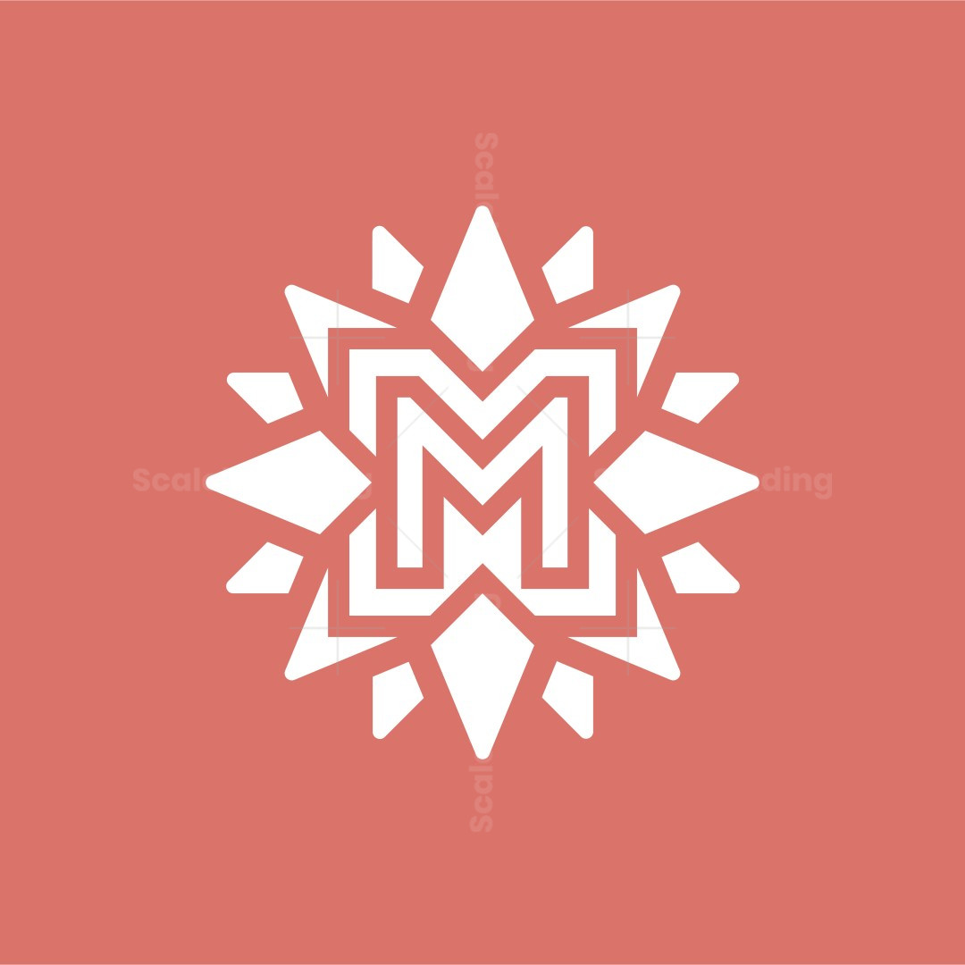 Letter M Sunflower Logo | Scalebranding