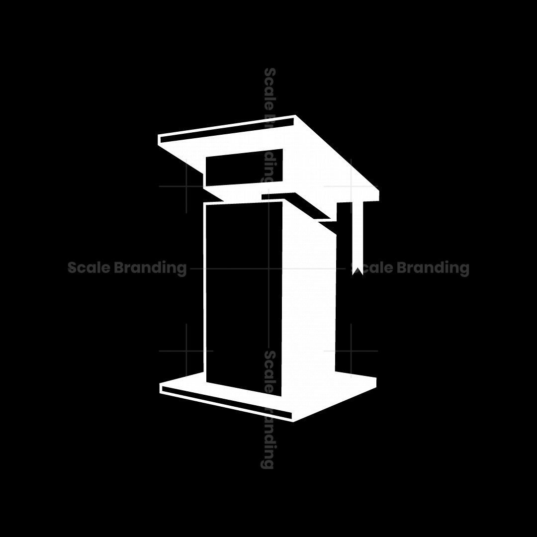 Scholar Lectern Logo | Scalebranding