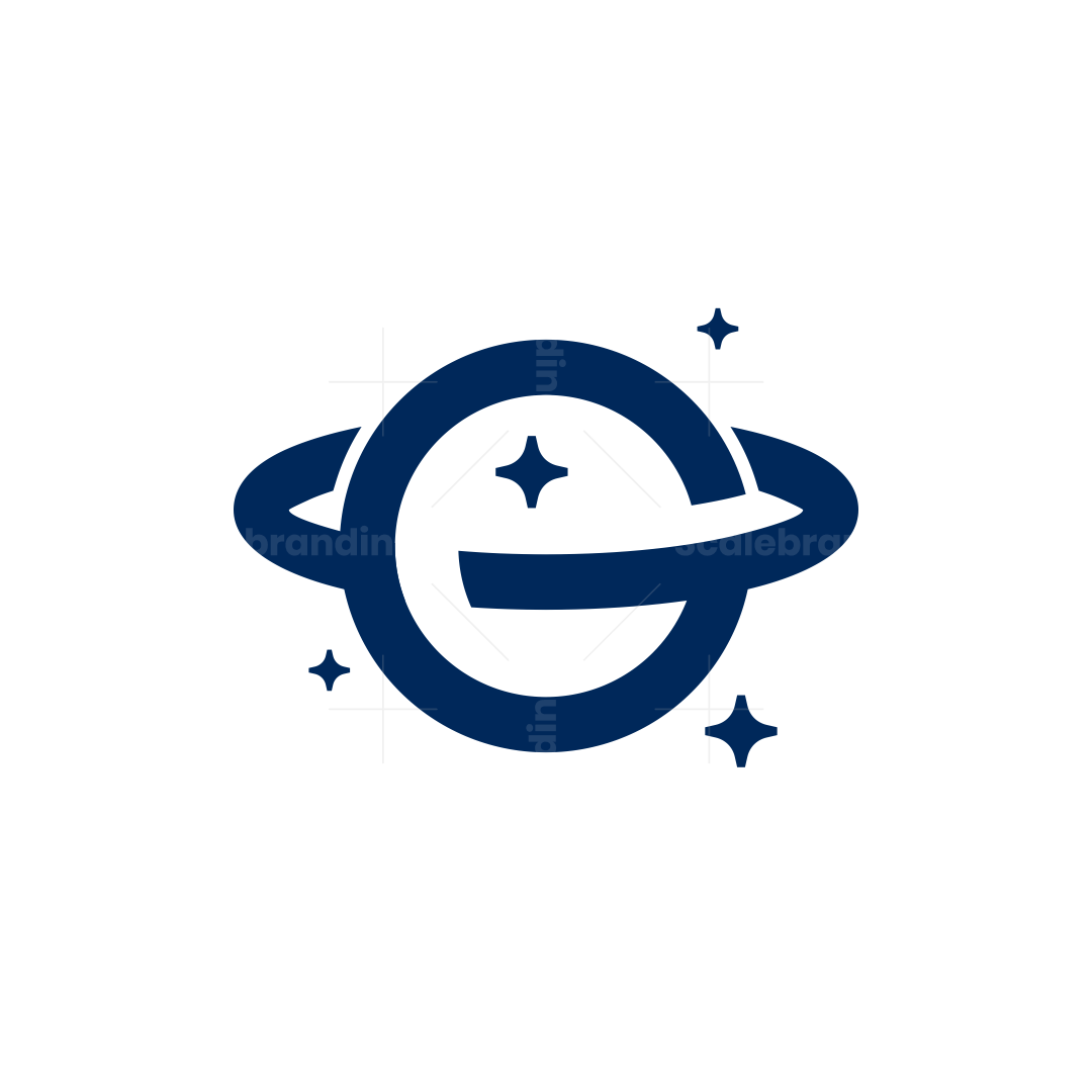 Modern Letter G Planet logo | Scalebranding