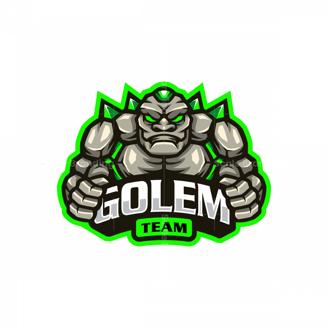 Golem Team Mascot Logo | Scalebranding
