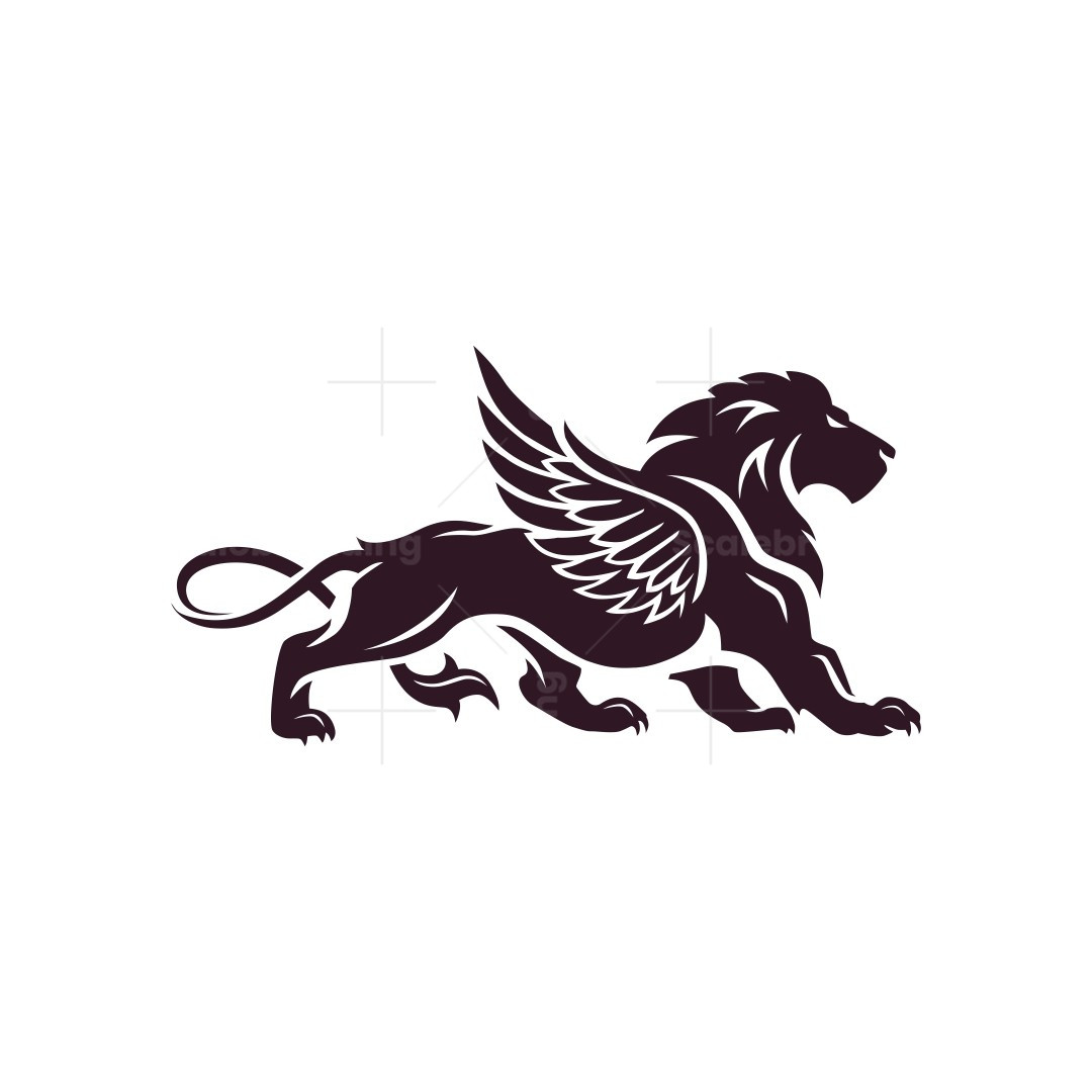 Lion With Wings Logo Company