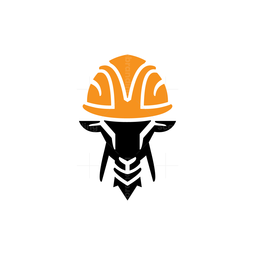 Construction Helmet Goat Logo | Scalebranding