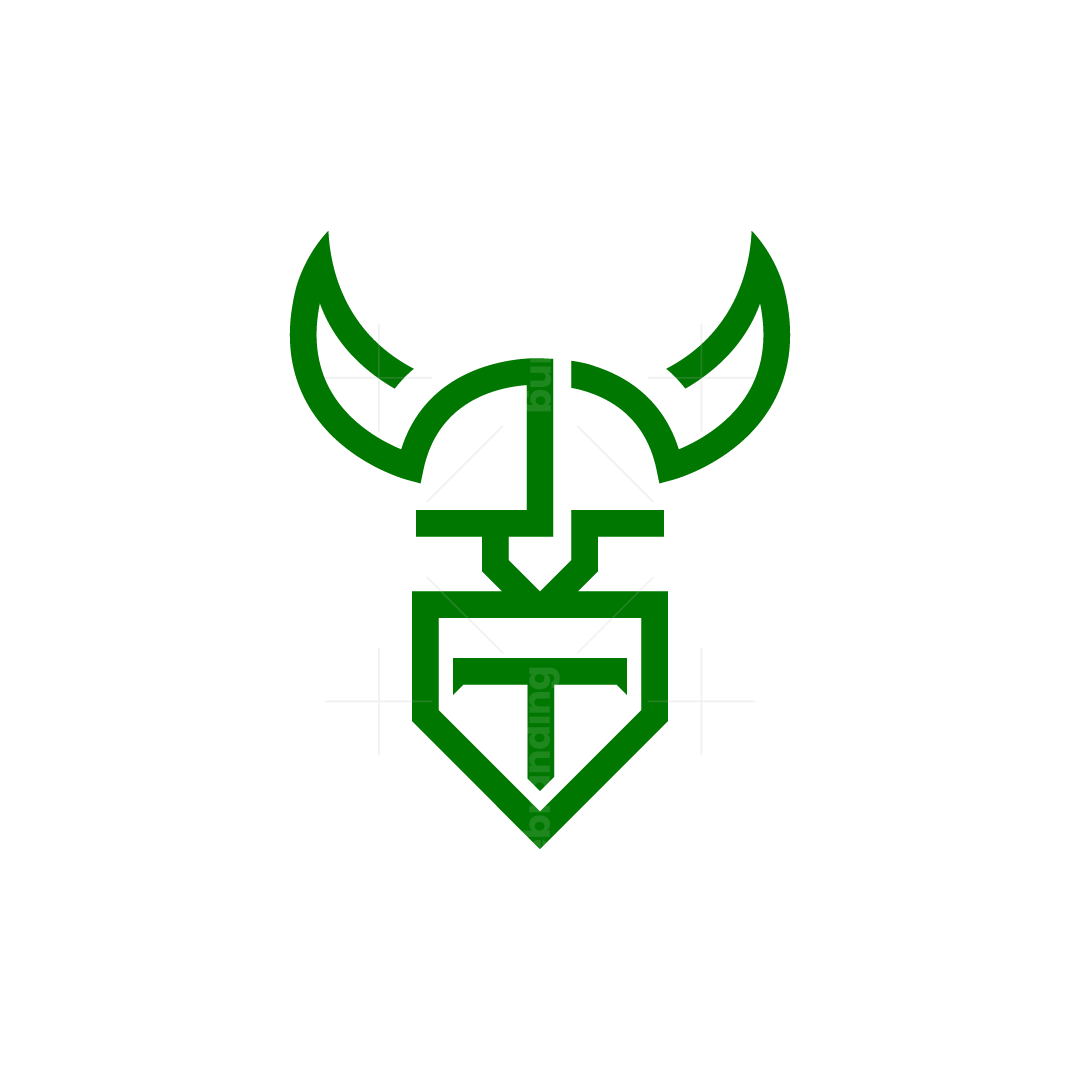 Letter T Viking Logo | Scalebranding