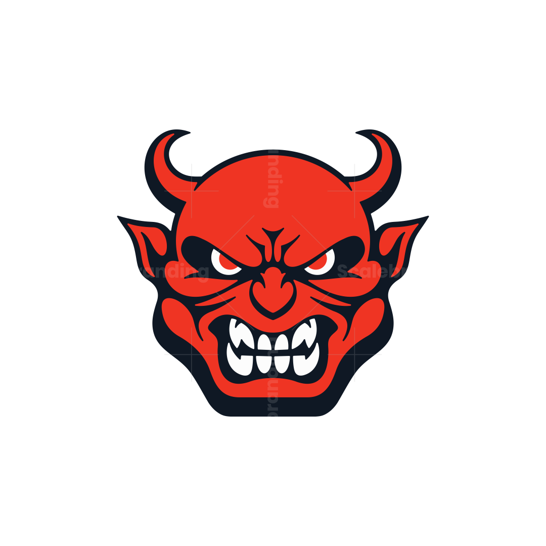 Bold Angry Devil Logo Design | Scalebranding