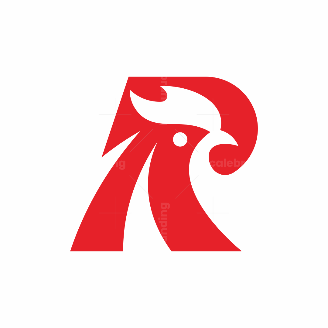 Letter R Rooster Logo | Scalebranding