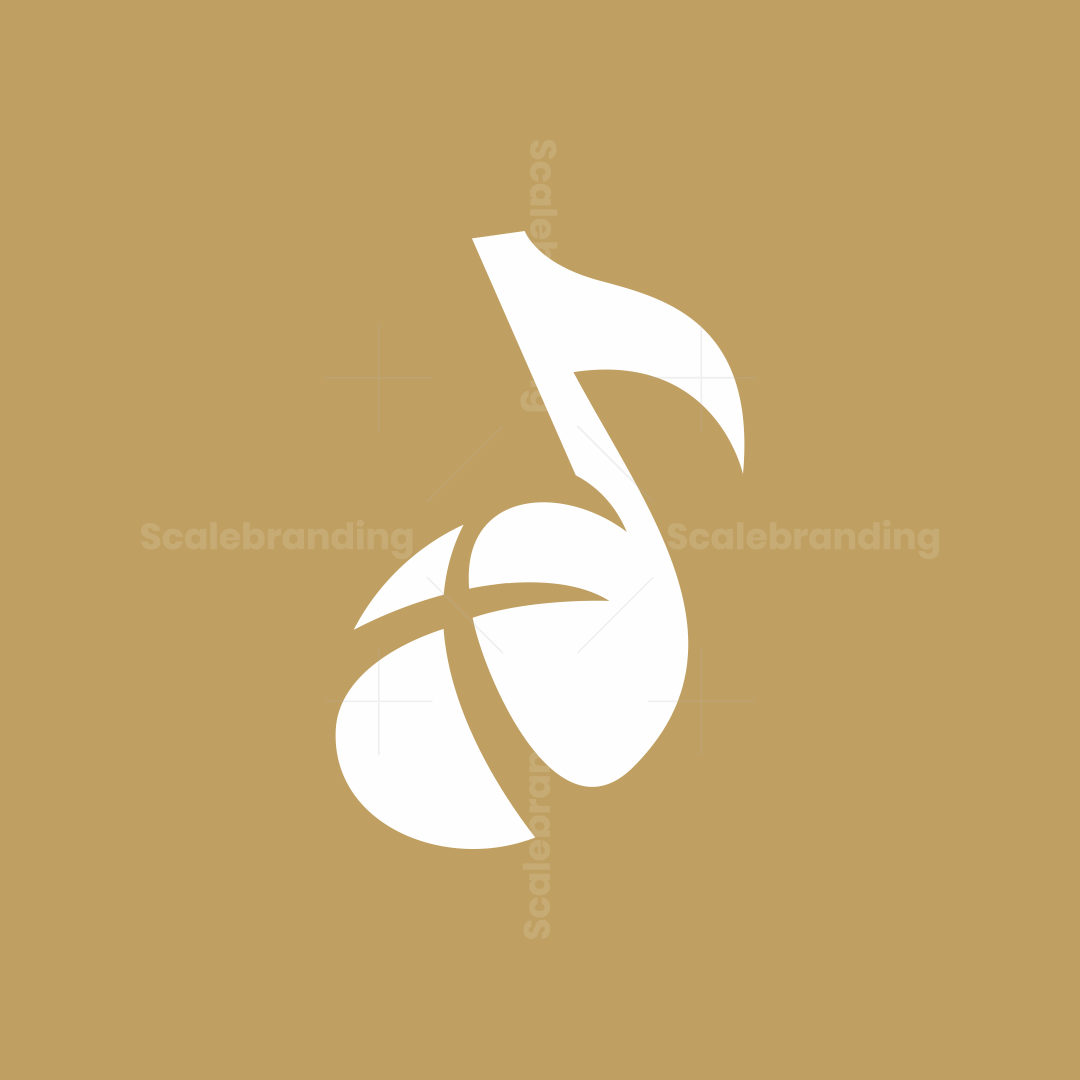 Music Note Church Simple Logo | Scalebranding