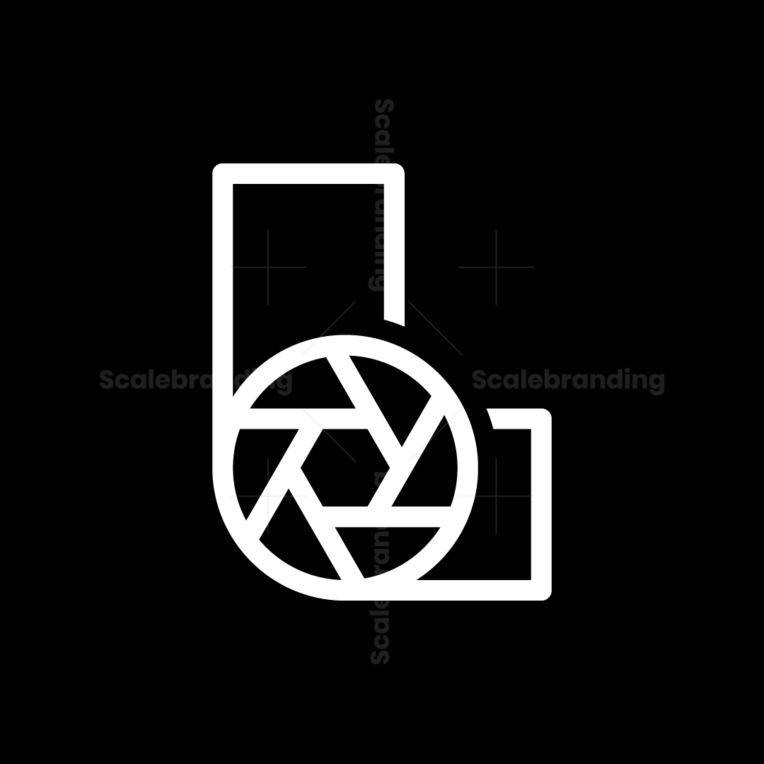 Letter L Camera Lens Logo | Scalebranding