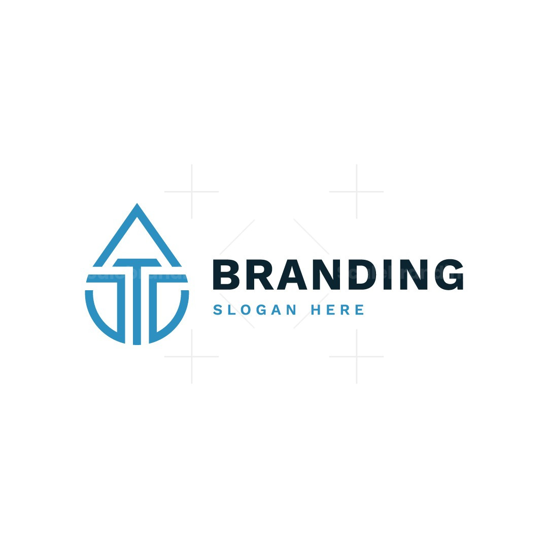 Letter T Drop Logo | Scalebranding