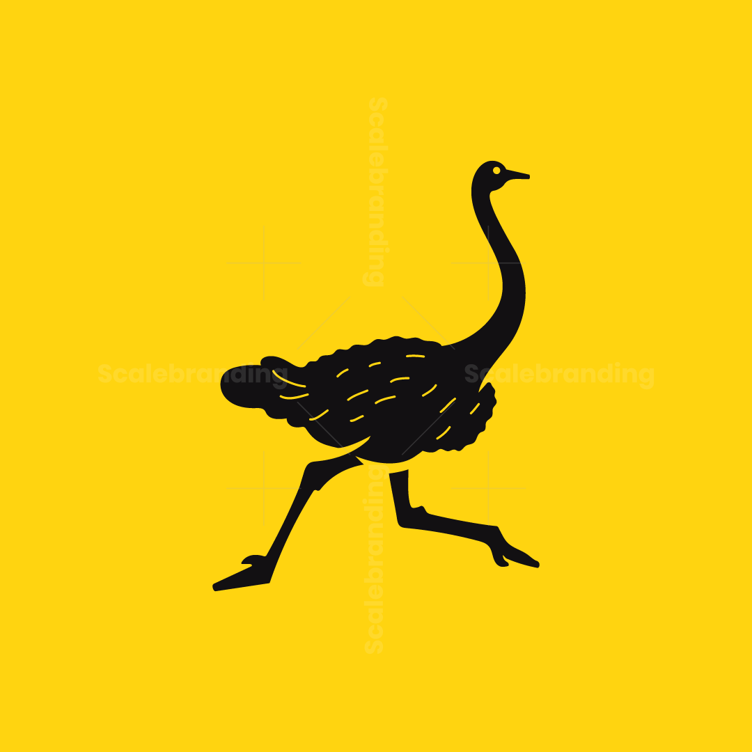 Running Ostrich Logo Design | Scalebranding