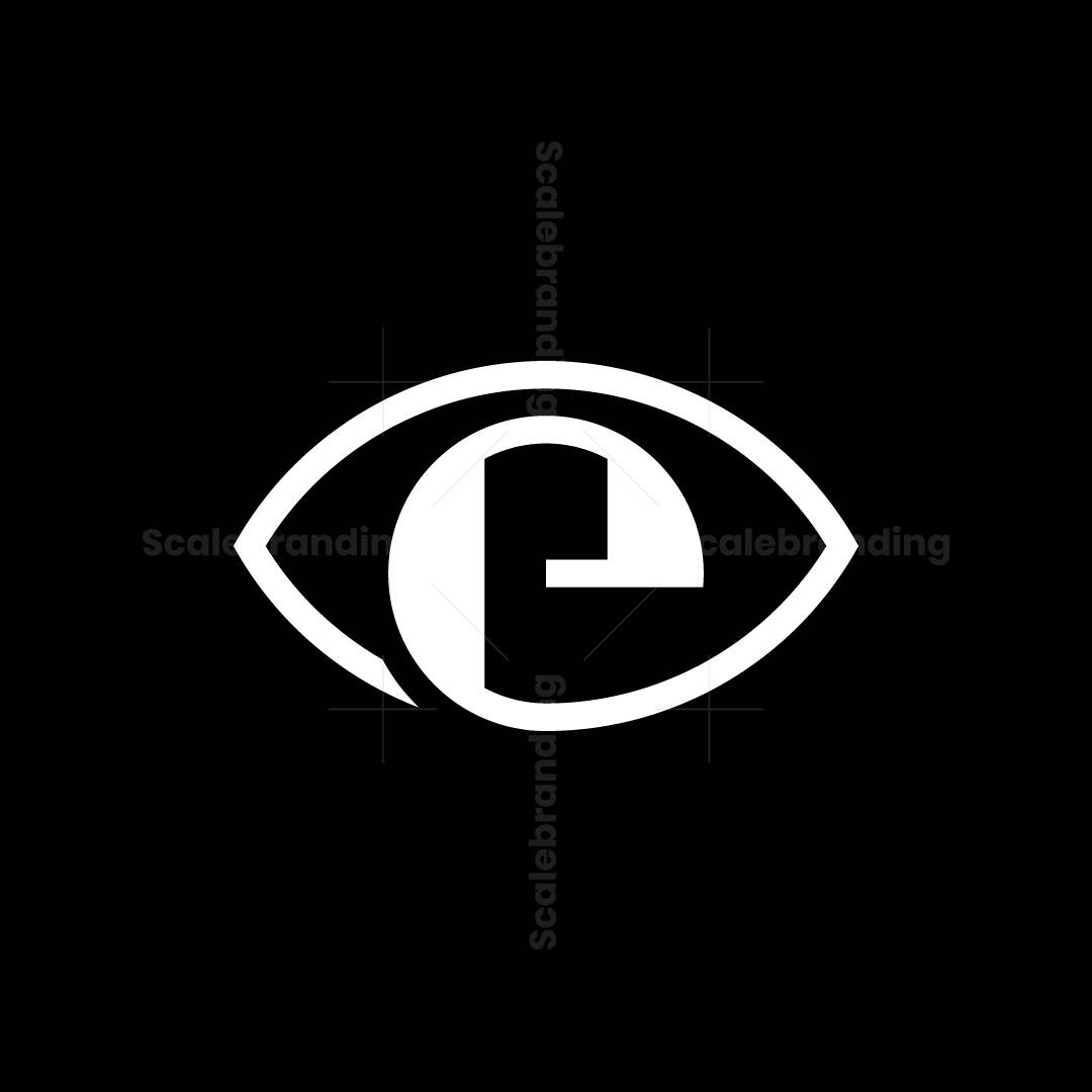 Letter G or E Eye Logo | Scalebranding