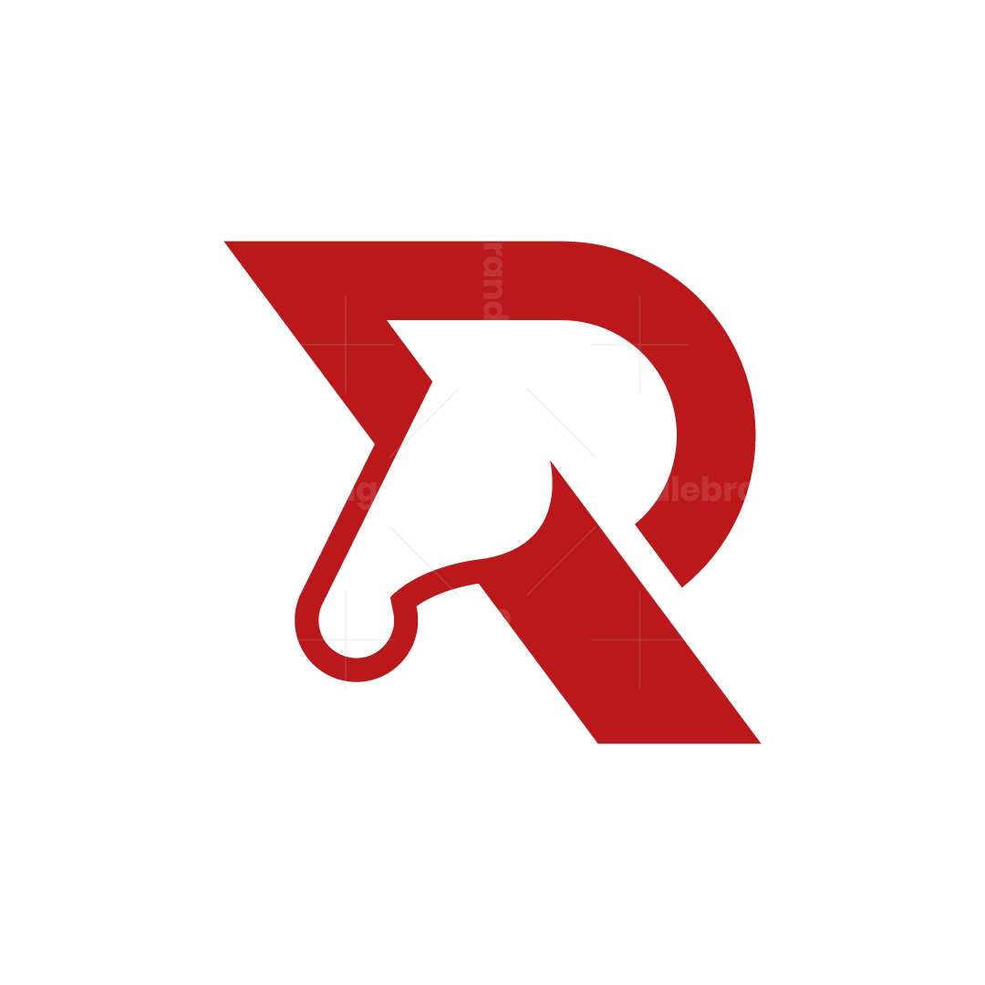 Minimalist Letter R With Horse Head Logo | Scalebranding