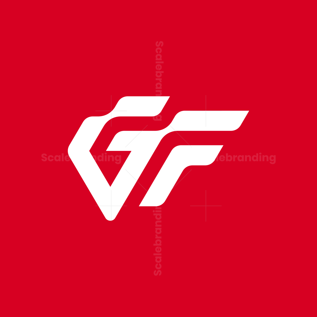 GF Dynamic Monogram Logo Design | Scalebranding