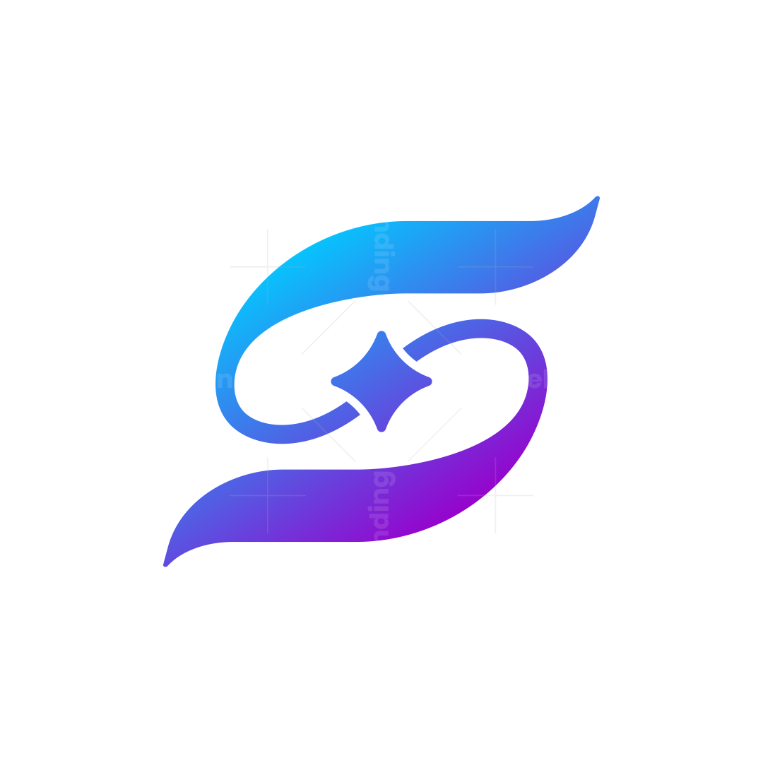 Iconic Elegant Star S Letter Logo | Scalebranding