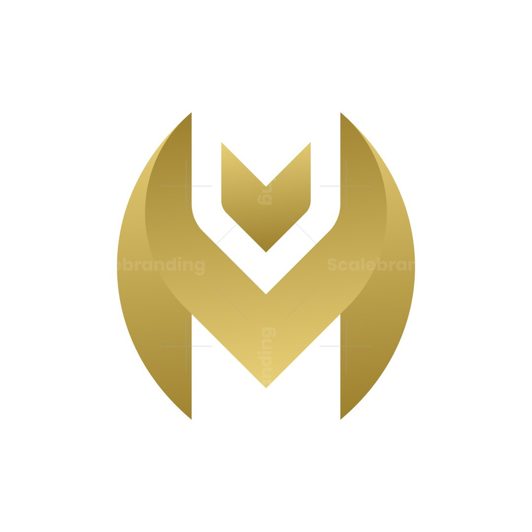 Letter MH Bat Logo | Scalebranding