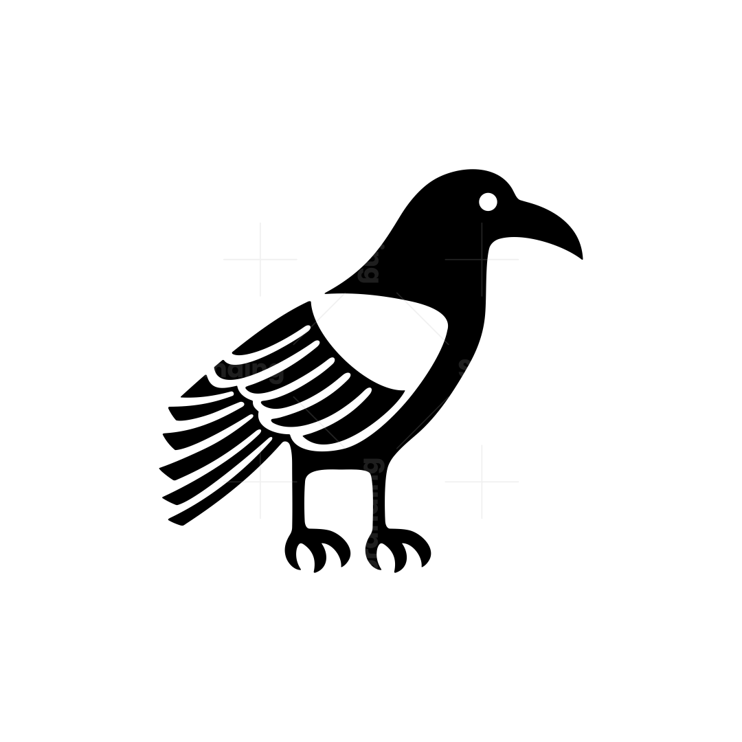 Bold and Modern Raven Logo Design | Scalebranding