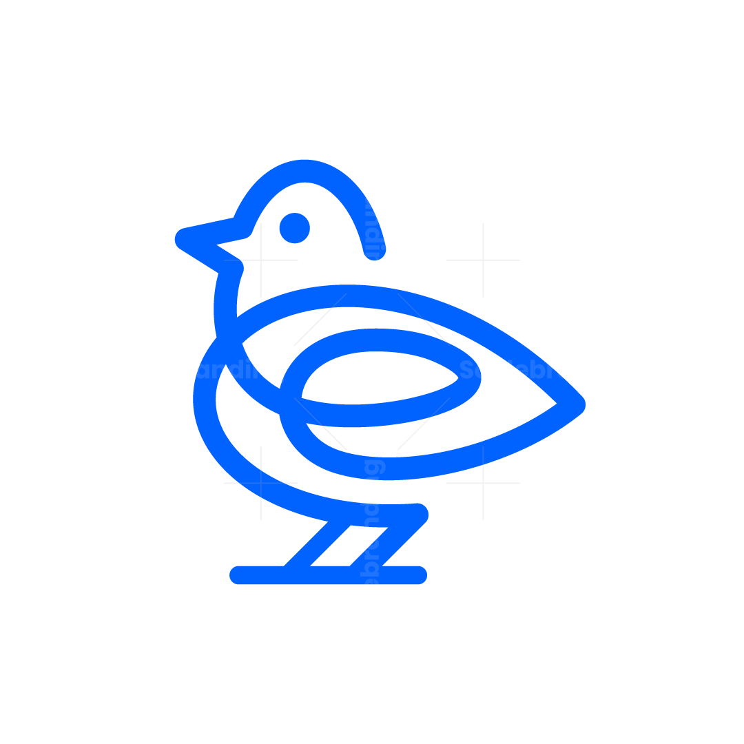 Modern Minimalist Little Chick Logo | Scalebranding