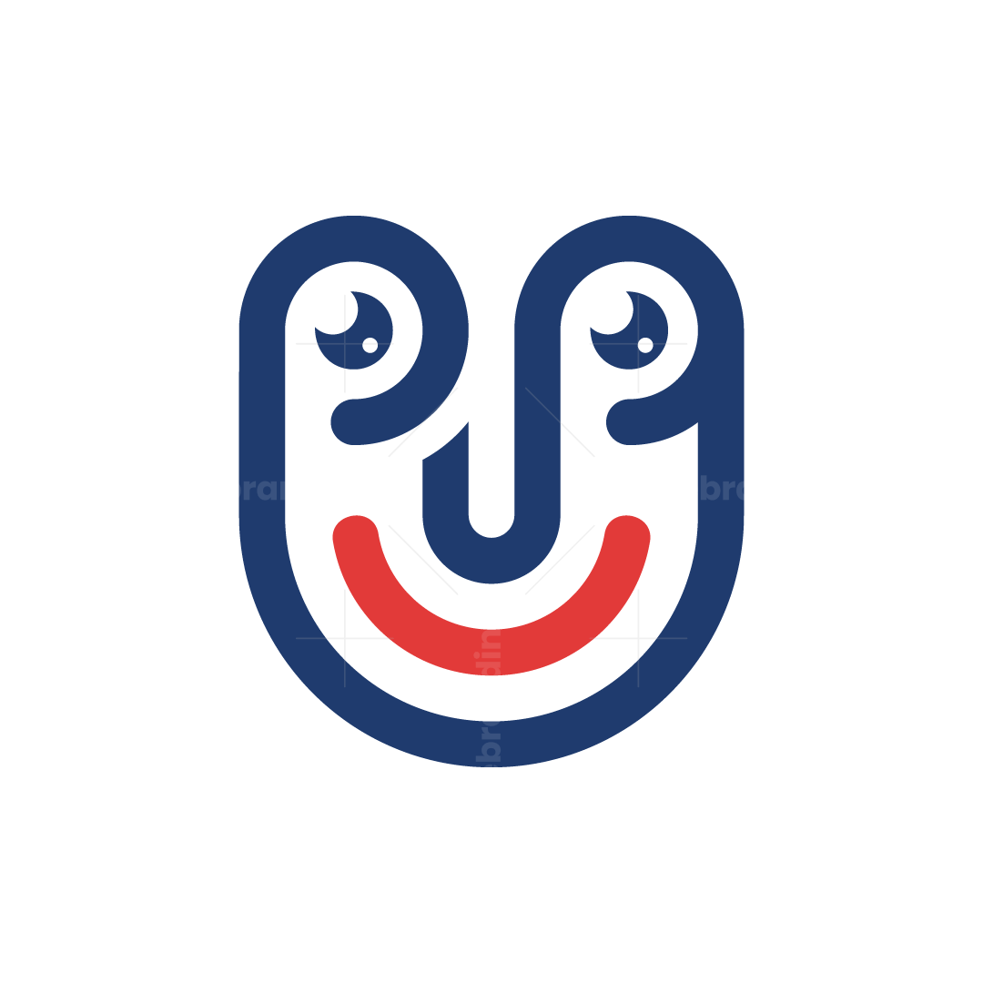 Letter U Smile Face Logo | Scalebranding