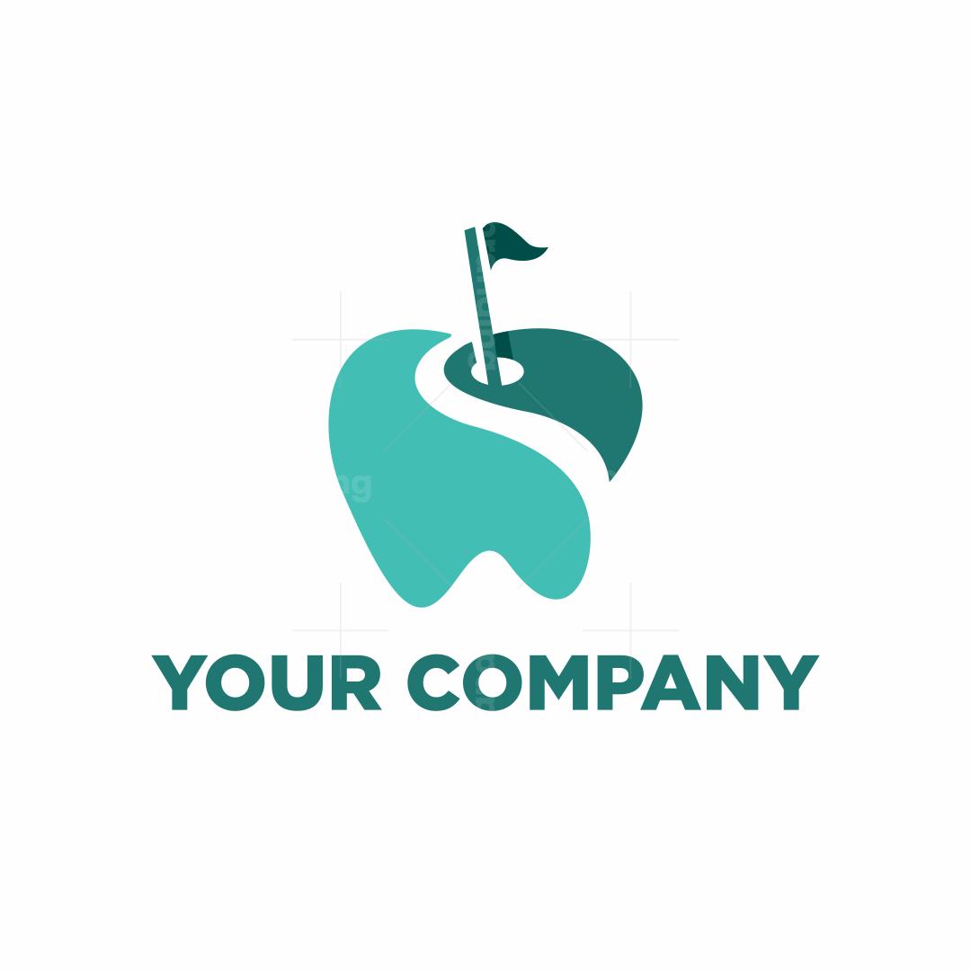 Dental Golf Simple Logo Combination | Scalebranding