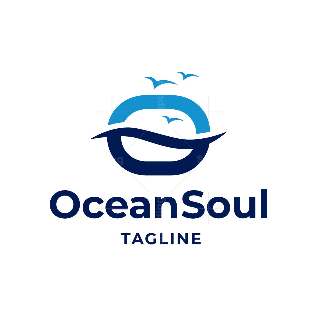 Ocean Soul Letter O Logo | Scalebranding