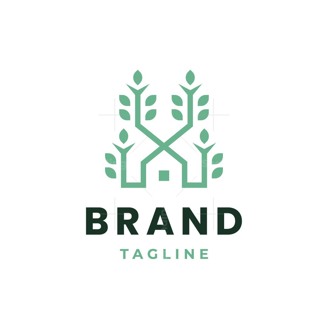 Nature Tree House Logo | Scalebranding