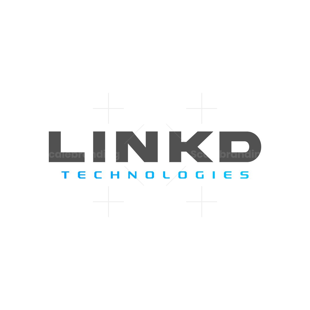 Linked Dots L Lettermark Abstract Logo Design - Linkd | Scalebranding