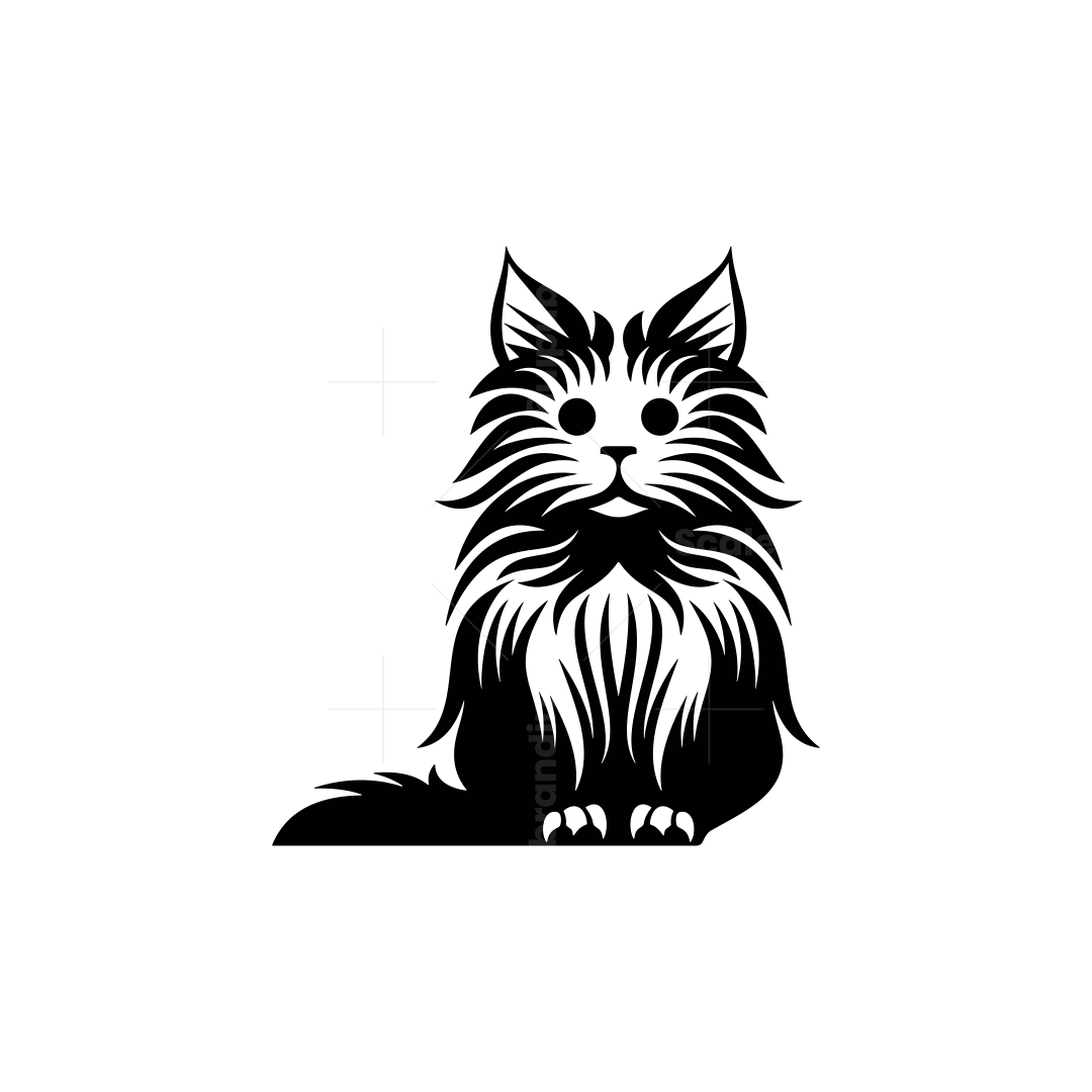 Maine Coon Cat Logo Design | Scalebranding